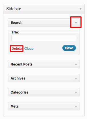 · To add a widget ( Links as shown below) single click inside a widget ...