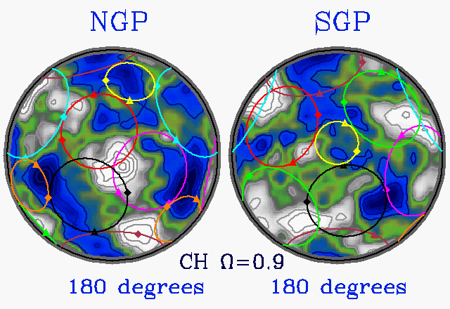 Correlation pattern of CMB skies in Compact Universe